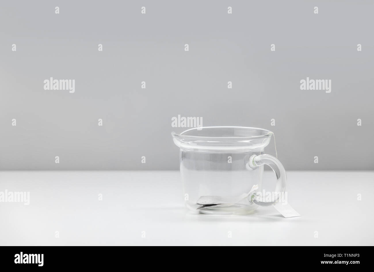 Empty glass kettle on white background. Part 32 Stock Photo - Alamy