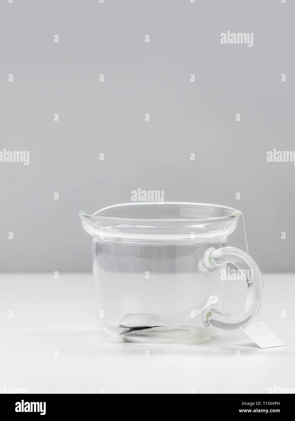 Empty glass kettle on white background. Part 34 Stock Photo - Alamy