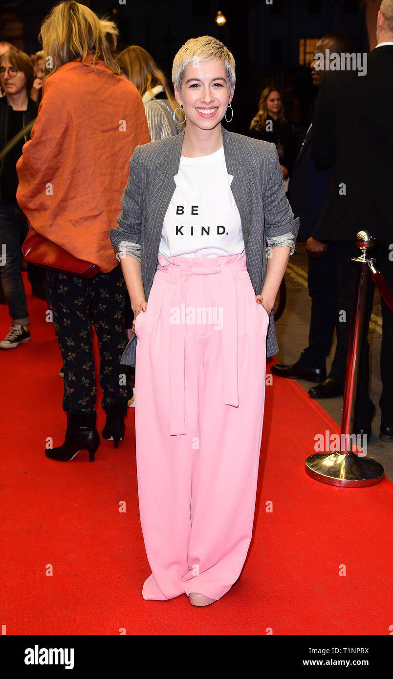 SuRie arriving for the pre-premiere screening of Accidental Studio, the ...