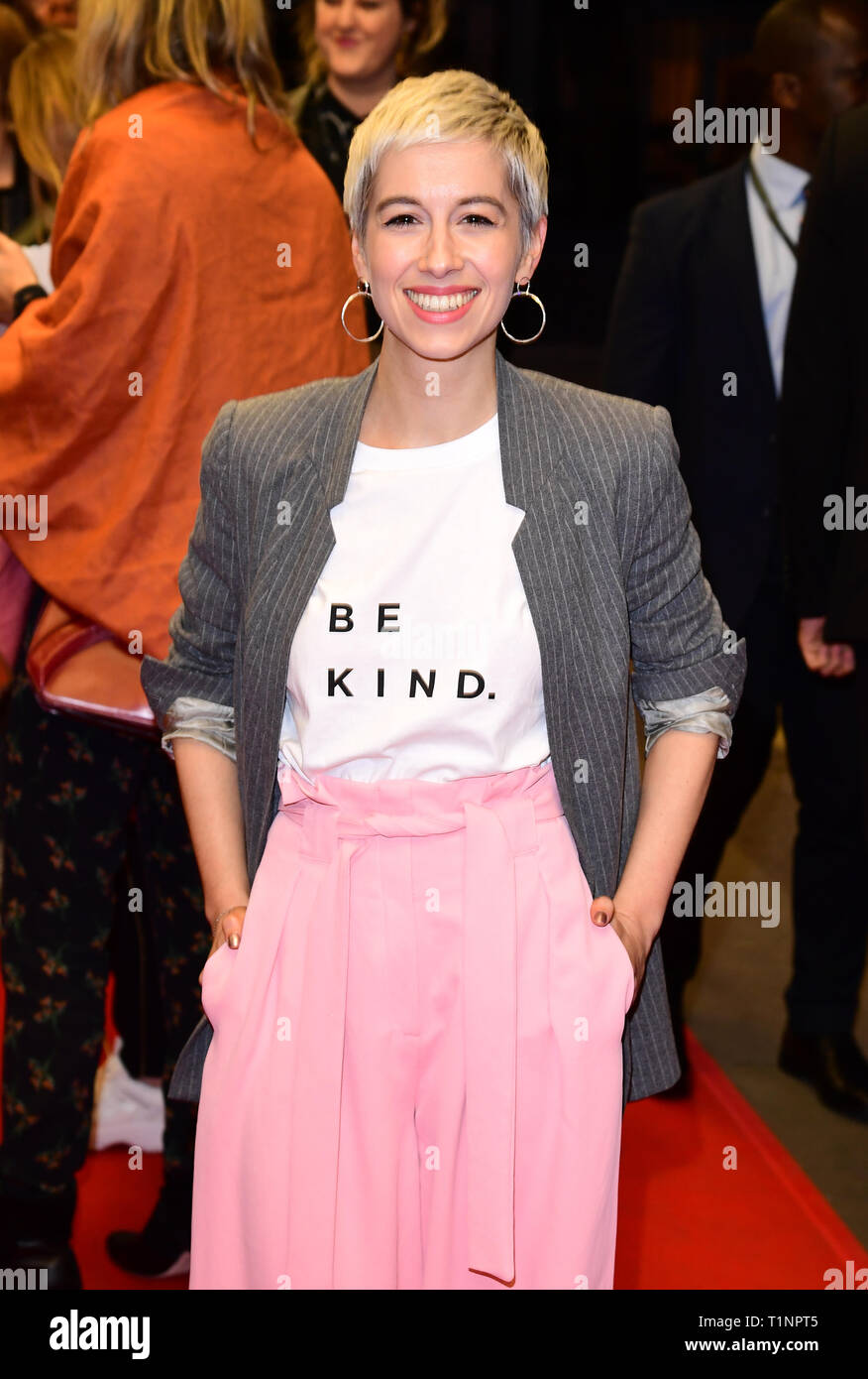 SuRie arriving for the pre-premiere screening of Accidental Studio, the ...