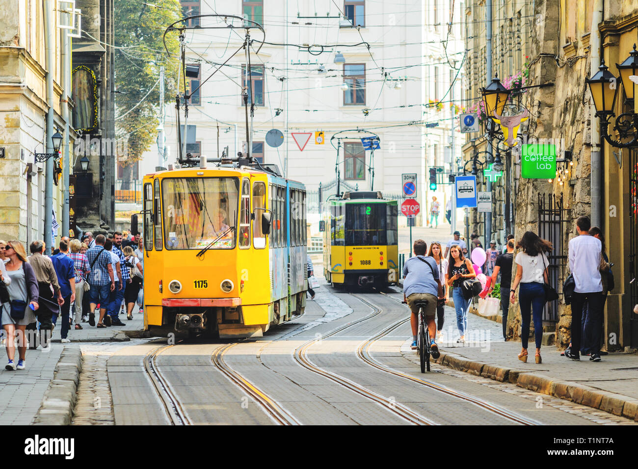 Lviv public transport hi-res stock photography and images - Alamy