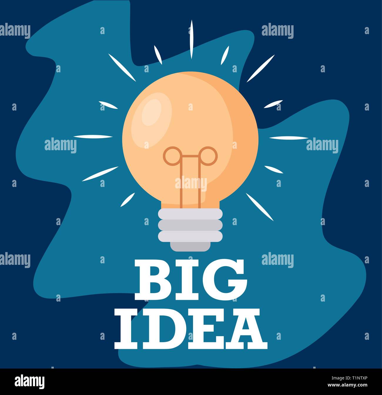 light bulb big idea icon vector illustration design Stock Vector Image ...