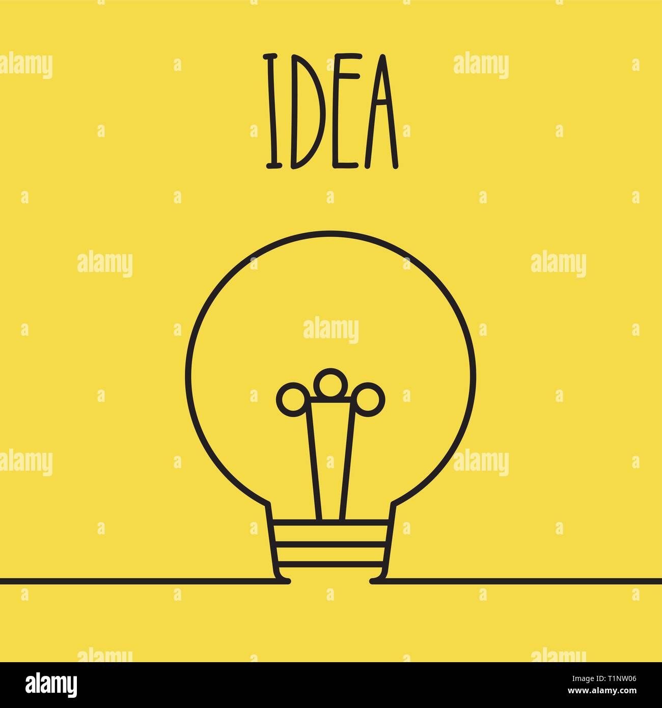 light bulb idea icon vector illustration design Stock Vector Image ...