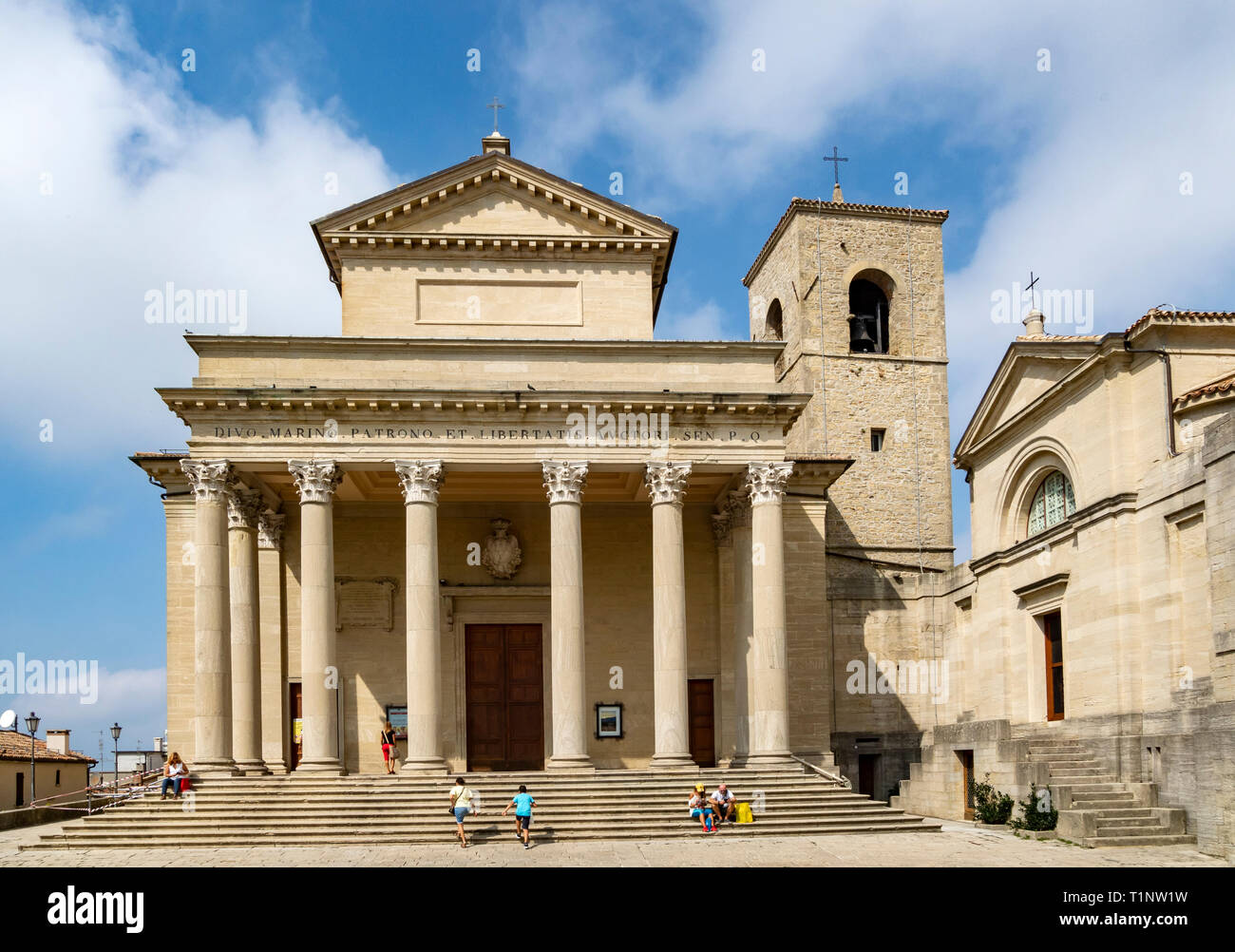 The Basilica di San Marino is a Catholic church located in the Republic ...