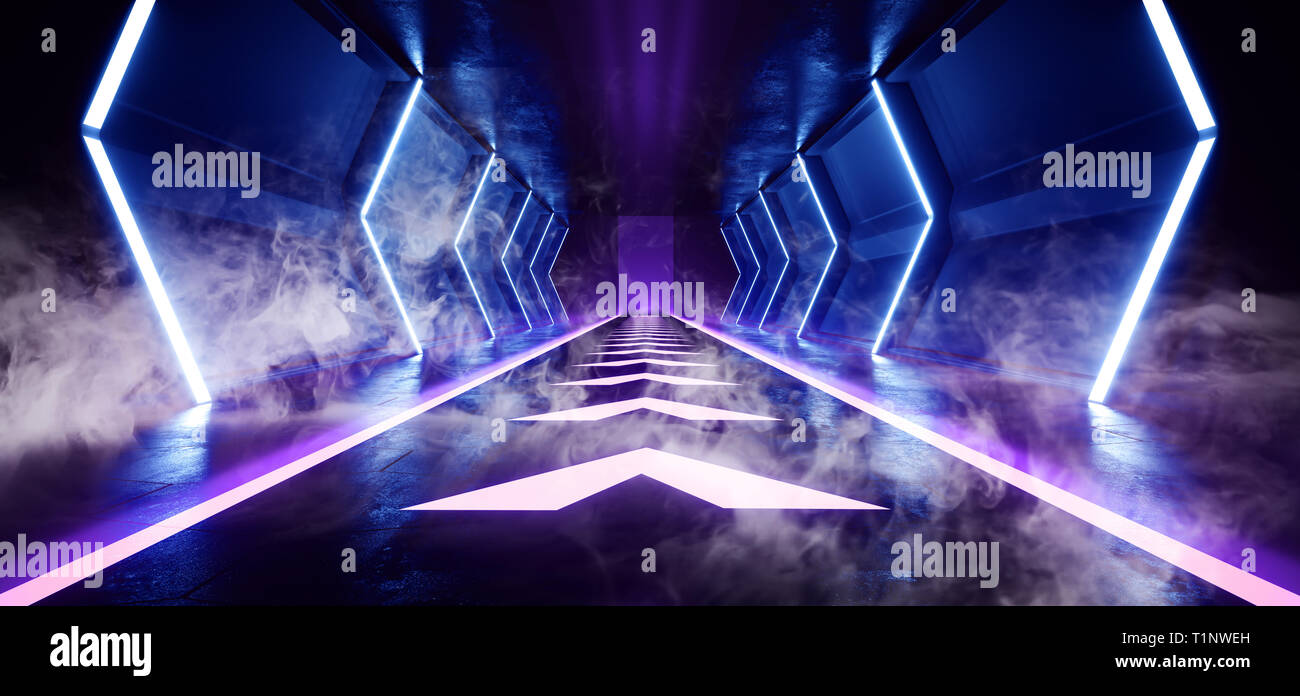 Alien Spaceship Corridor