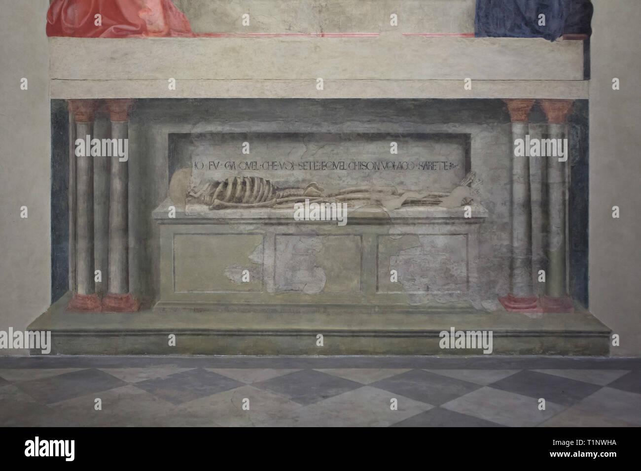 Masaccio Holy Trinity Skeleton