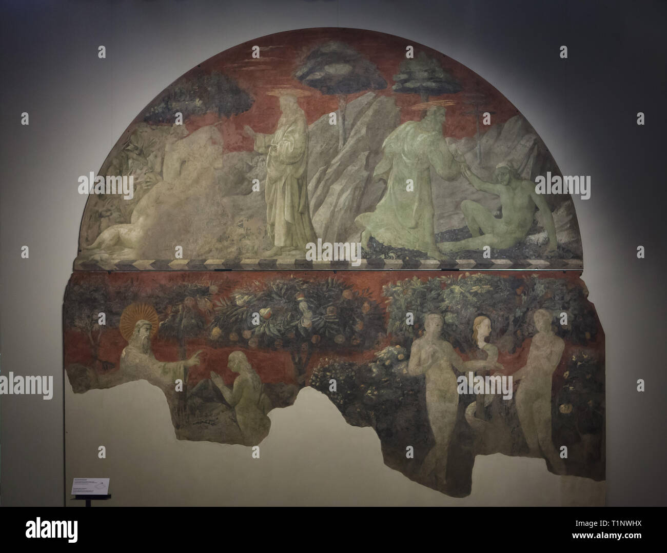 Fresco by the Italian Renaissance painter Paolo Uccello dated from the ...