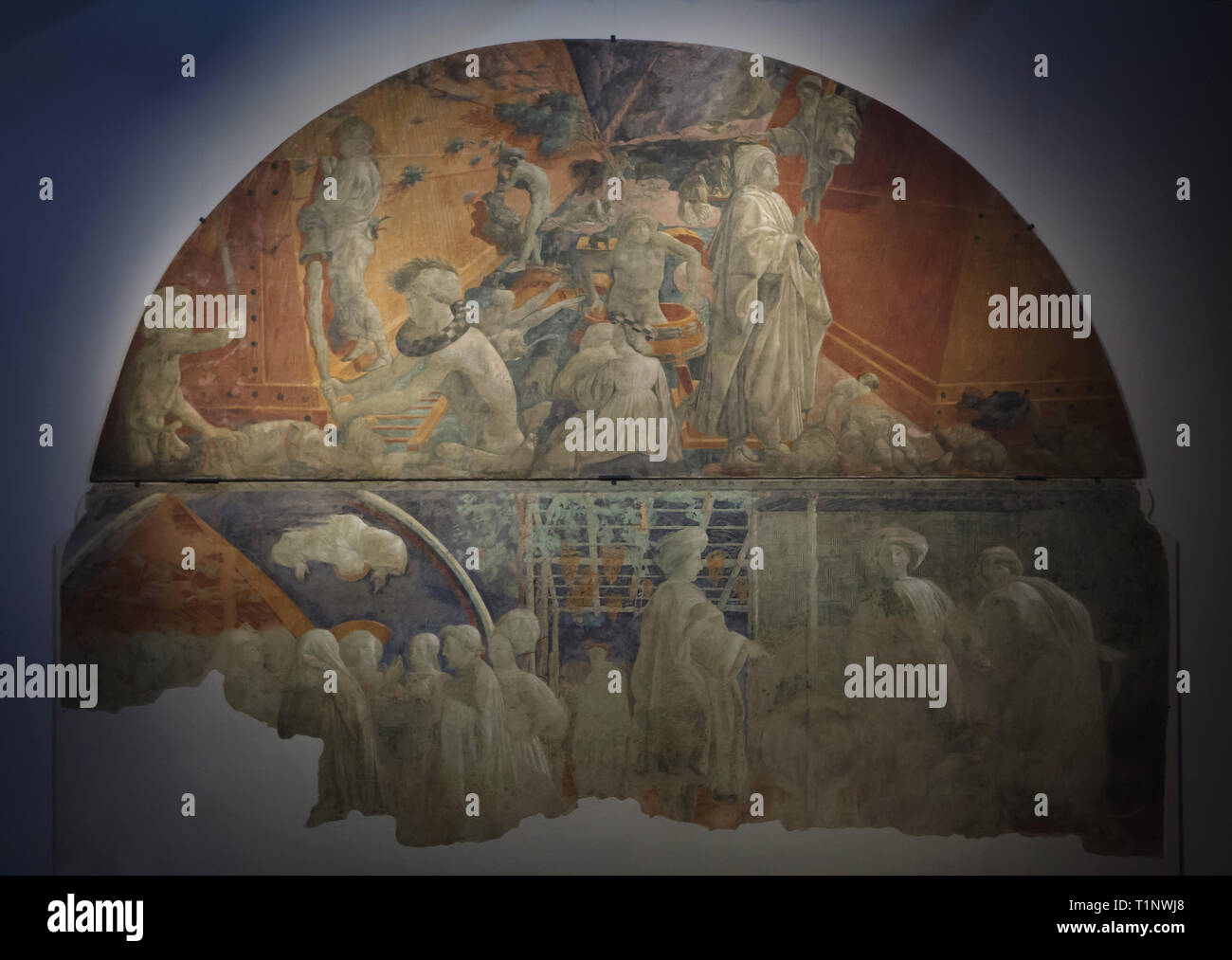 Fresco by the Italian Renaissance painter Paolo Uccello dated from the ...