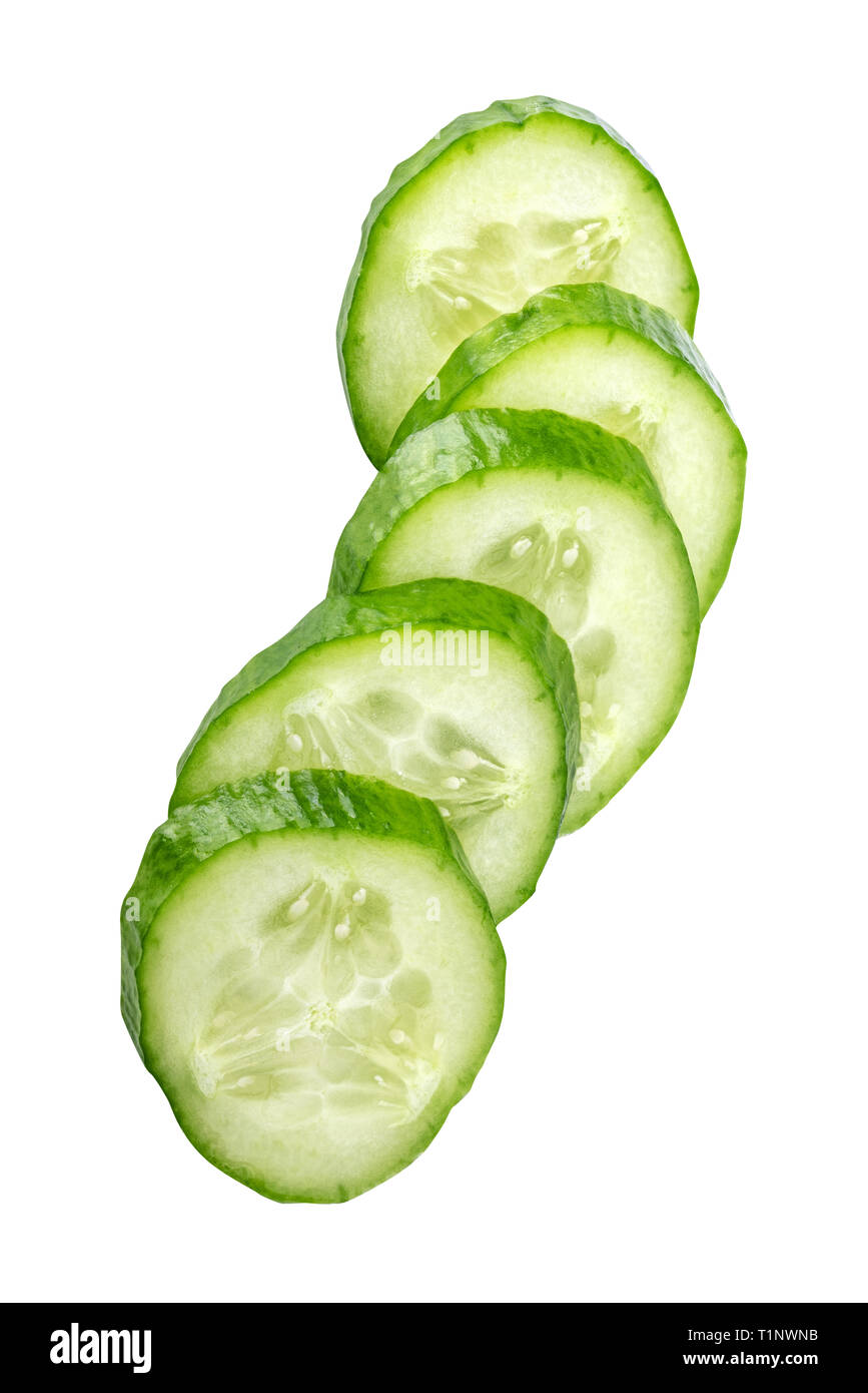 Cucumber isolated on whitebackground Stock Photo - Alamy