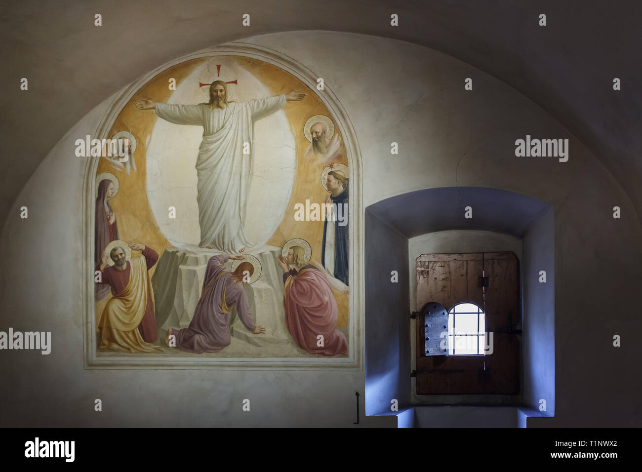 Fresco 'Transfiguration' by Italian Early Renaissance painter Fra ...