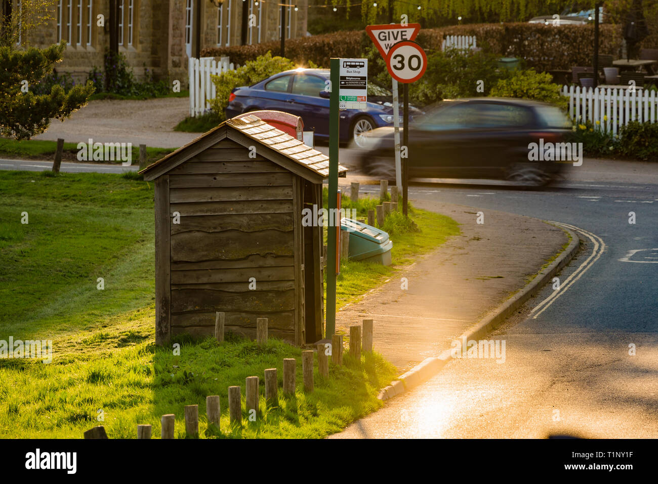 Village bus stop hi-res stock photography and images - Alamy