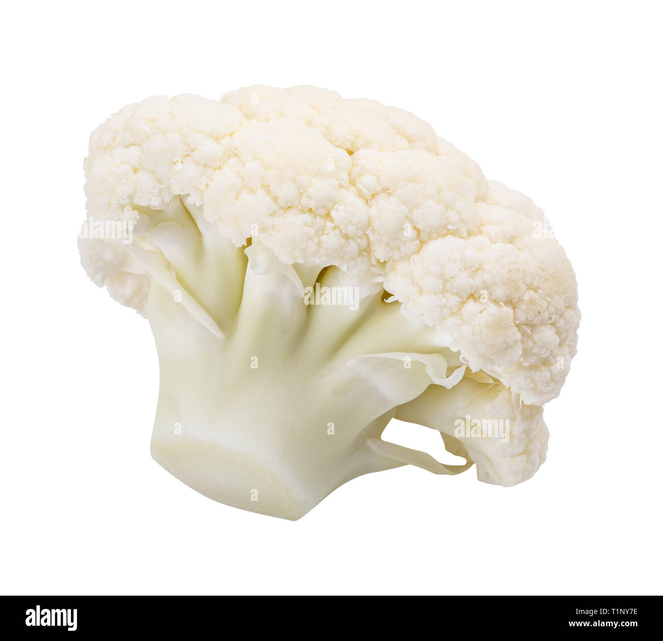 Cauliflower isolated on white background Stock Photo - Alamy