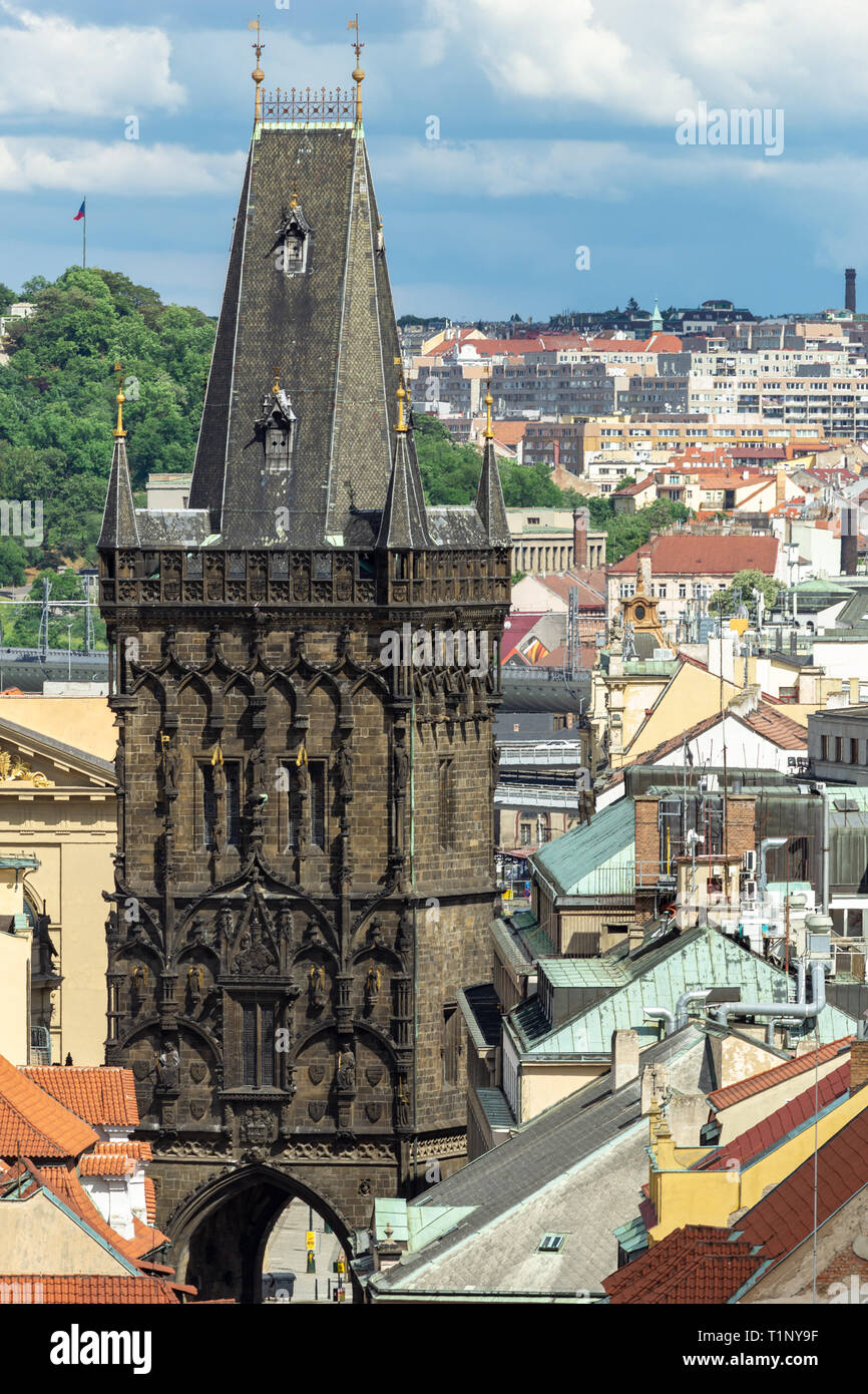 Powder tower city gate hi-res stock photography and images - Alamy