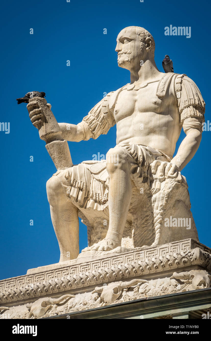 Monument of Giovanni delle Bande Nere at Piazza San Lorenzo by Baccio ...