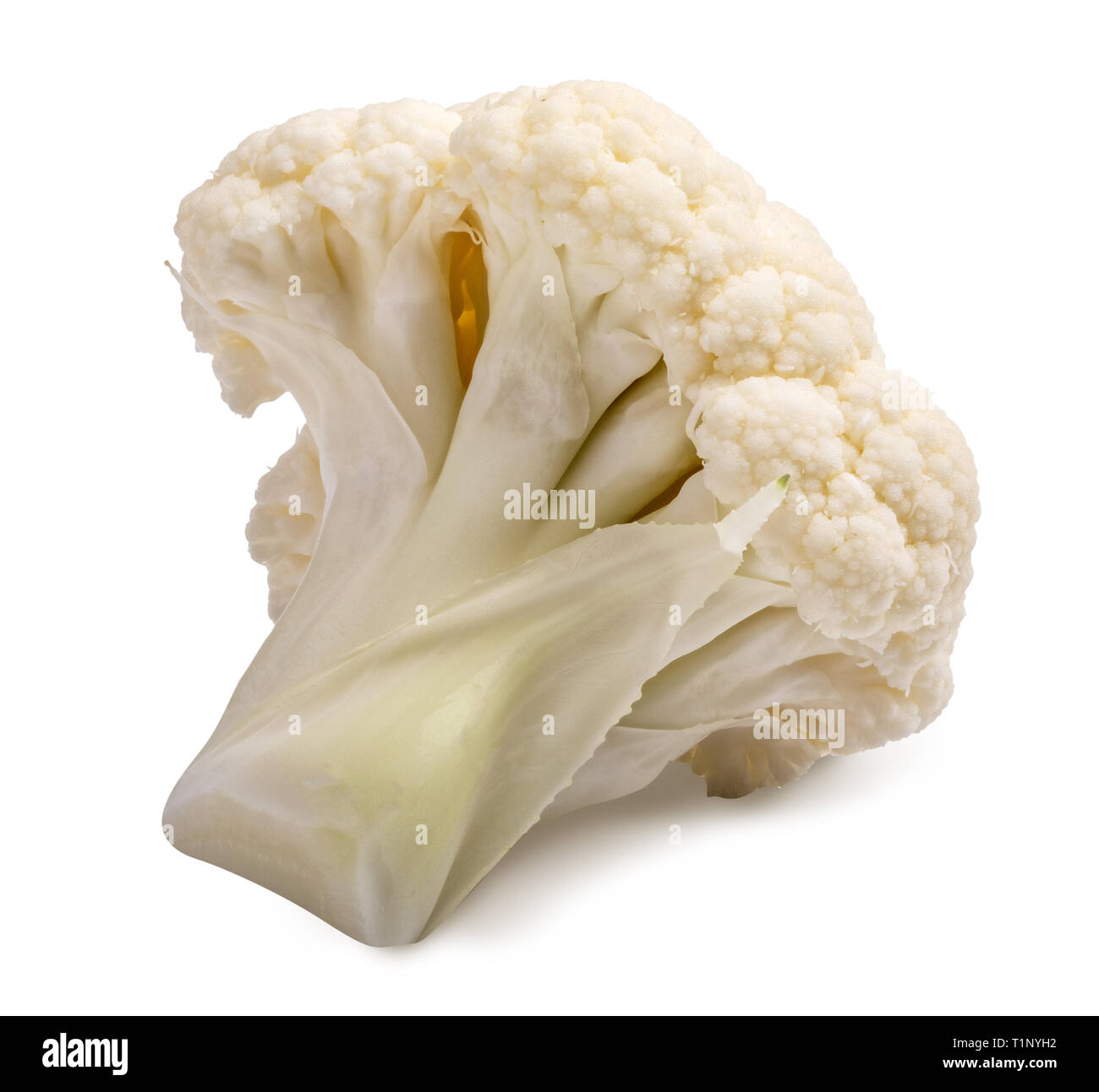 Cauliflower isolated on white background Stock Photo - Alamy