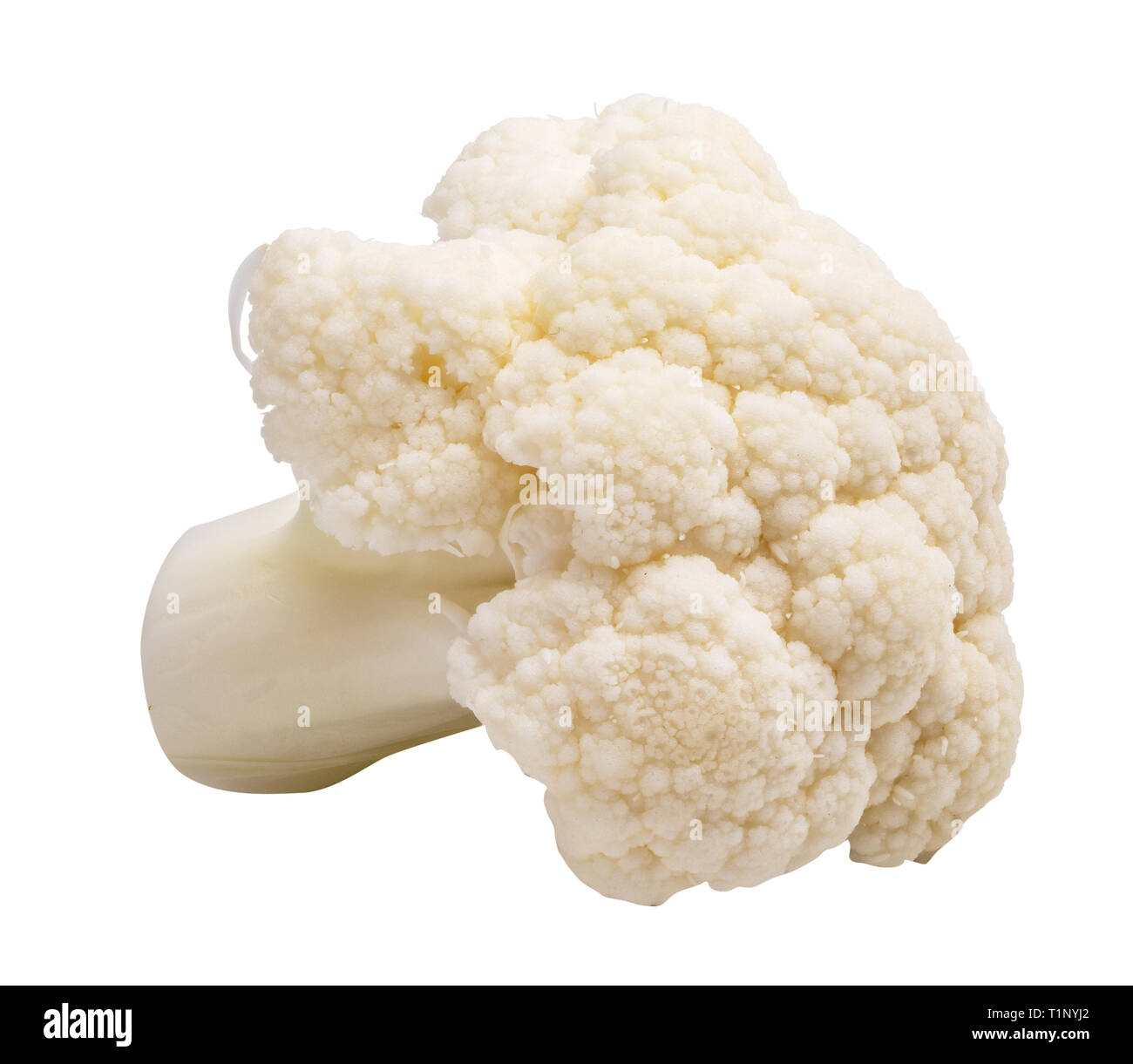 Cauliflower isolated on white background Stock Photo - Alamy