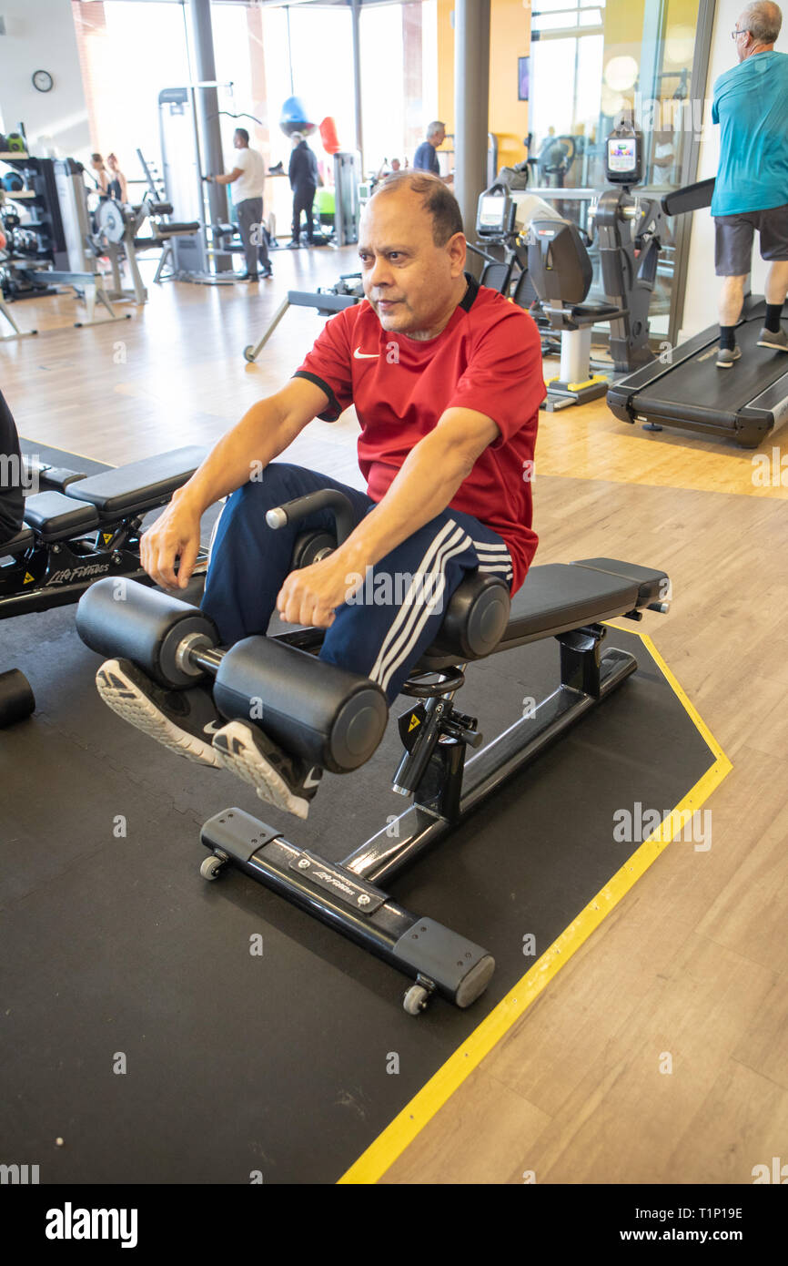Leg Curl Machine High Resolution Stock Photography and Images - Alamy