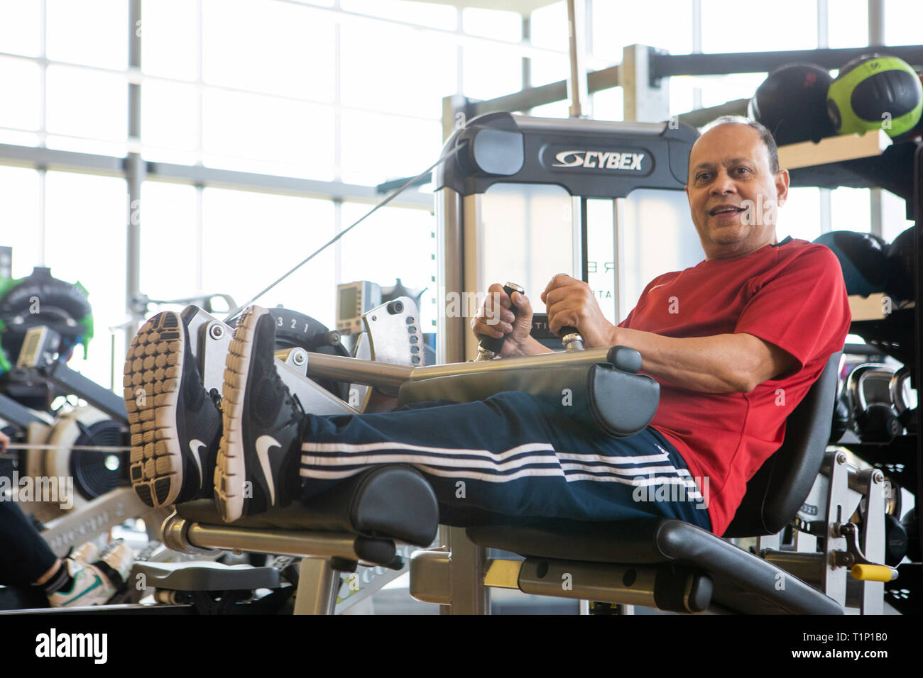 Leg Curl Machine High Resolution Stock Photography and Images - Alamy