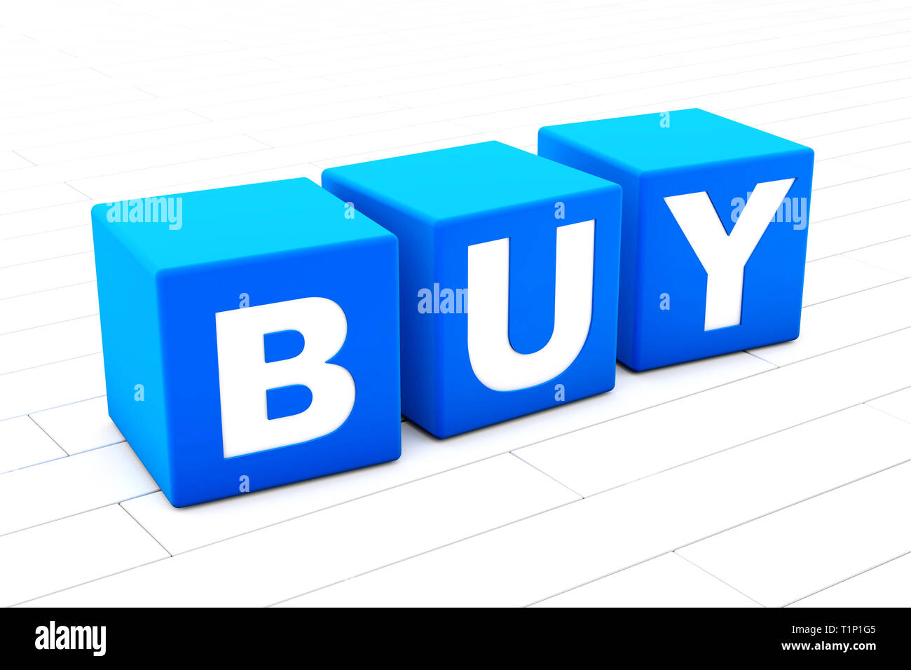 3D rendered illustration of the word Buy Stock Photo - Alamy