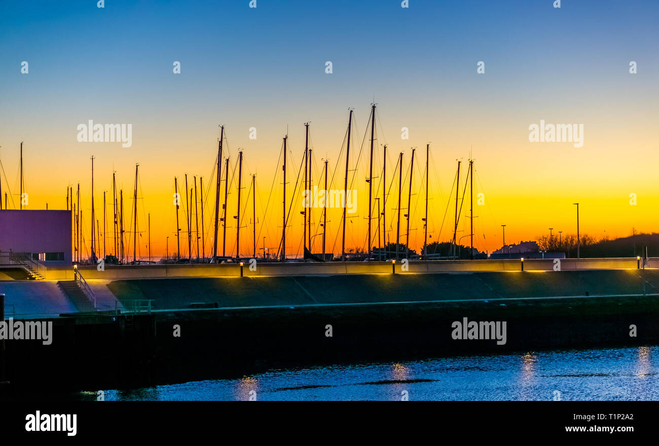 Belgium pier in blankenberge hi-res stock photography and images - Alamy