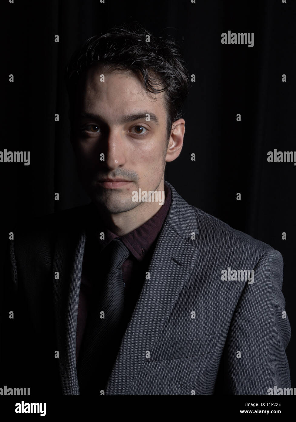 Male model suit hi-res stock photography and images - Alamy