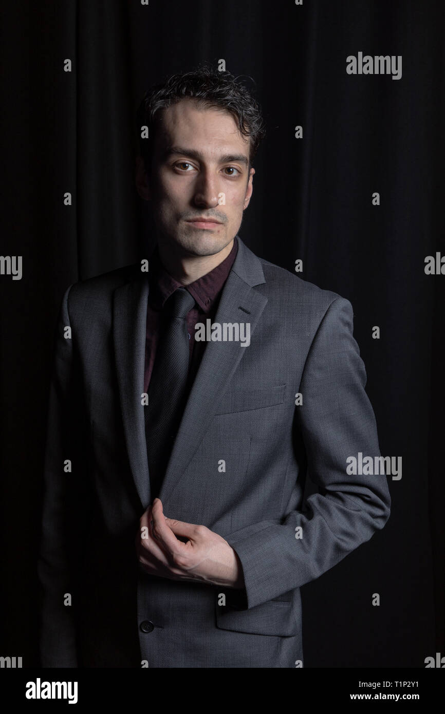 Male model suit hi-res stock photography and images - Alamy
