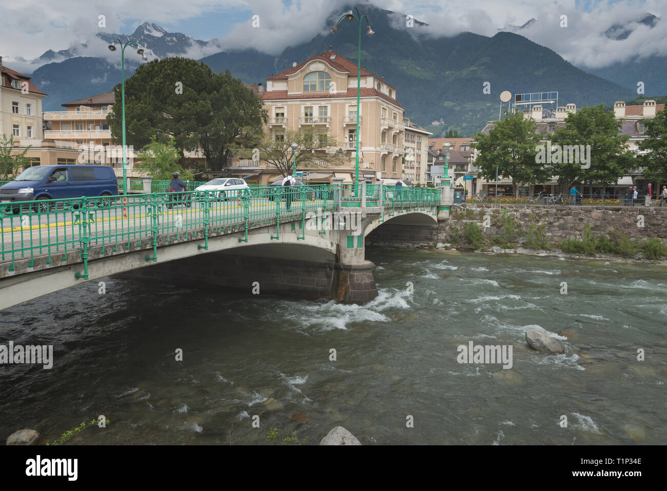 Landmark of the spa town merano hi-res stock photography and images - Alamy