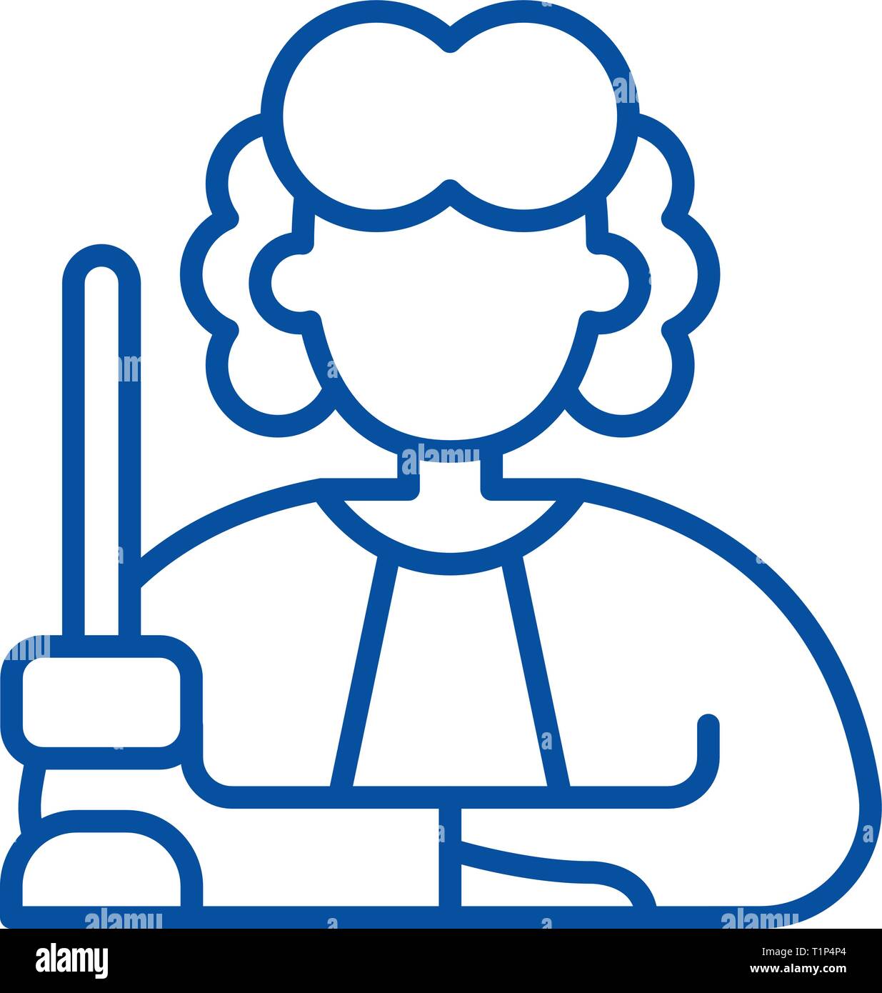 Courtroom judge person Stock Vector Images - Alamy