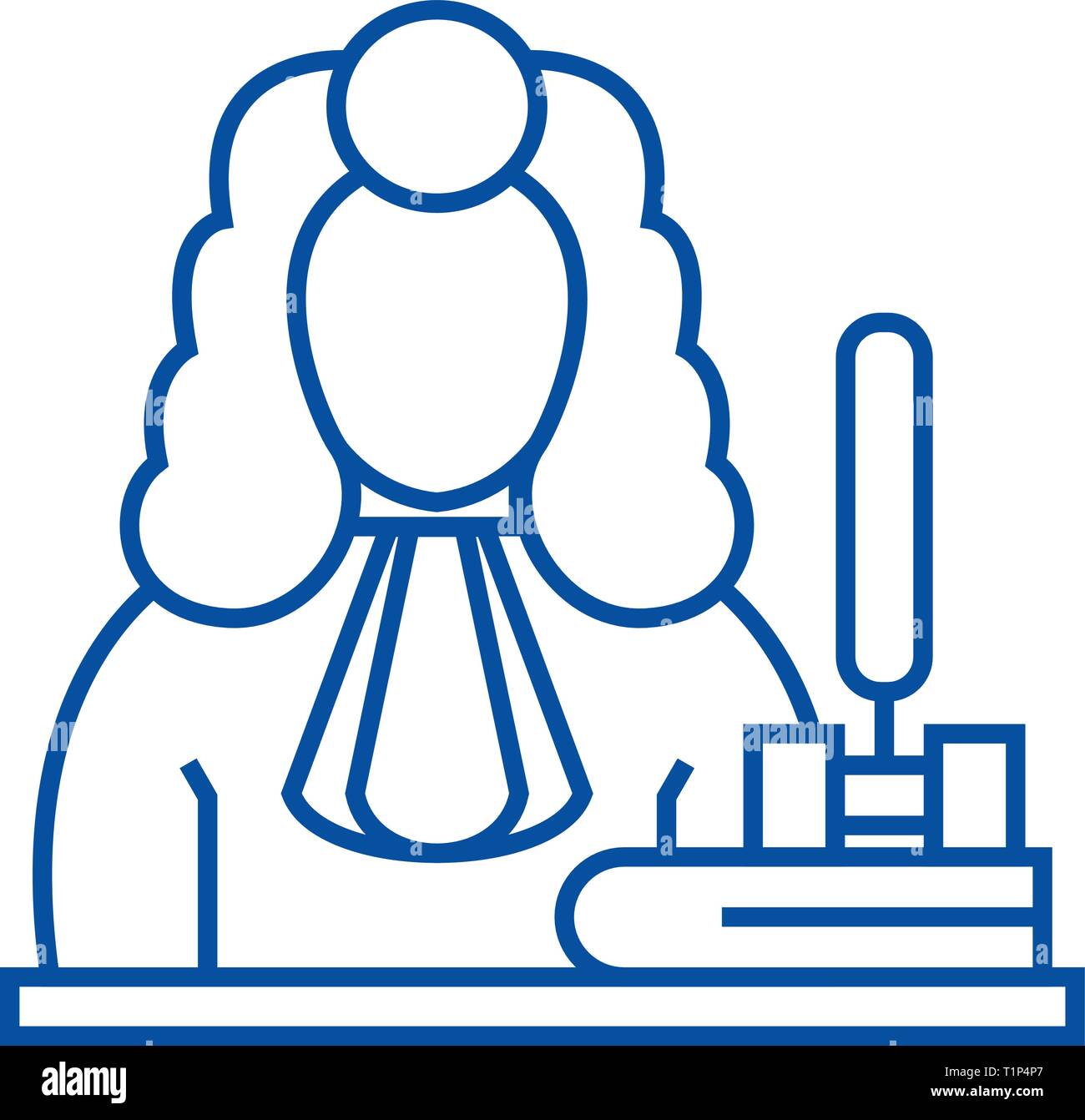 Judge,gavel line icon concept. Judge,gavel flat vector symbol, sign ... Judge,gavel line icon concept. Judge,gavel flat vector symbol, sign ...
