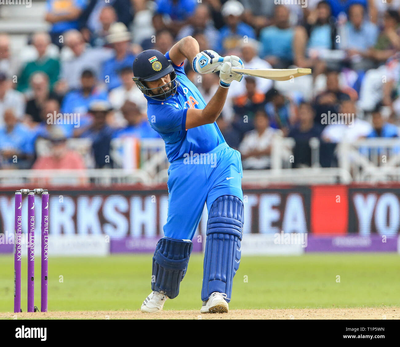 Rohit sharma six hi-res stock photography and images - Alamy