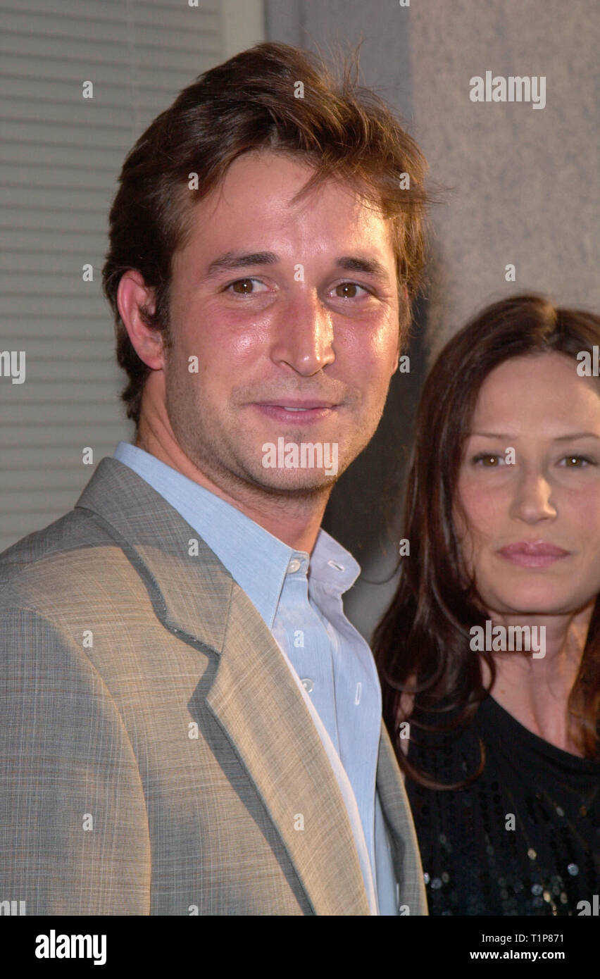 LOS ANGELES, CA. July 15, 2000: Actor Noah Wyle & Wife Tracy Warbin at the 6th Annual Angel ...