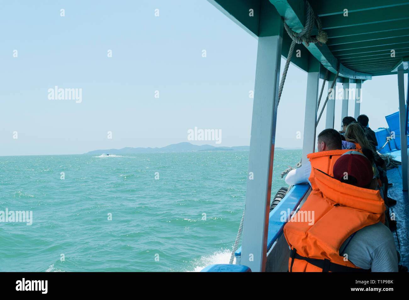 Water transportation, passenger travel by boat Stock Photo - Alamy