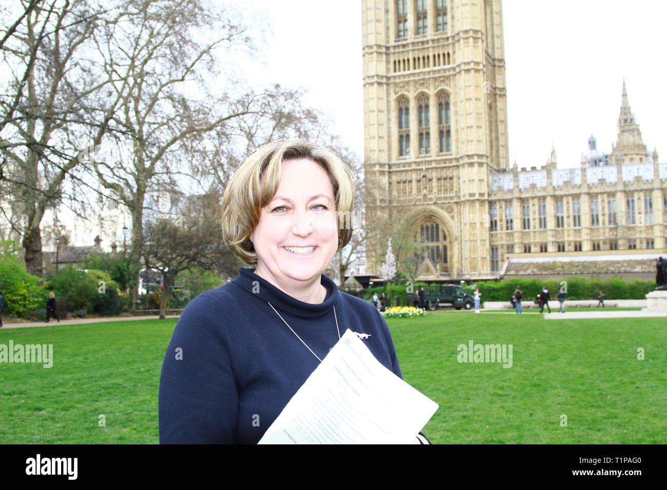 Anne-Marie Trevelyan MP for Berwick Upon Tweed photographed with the ...