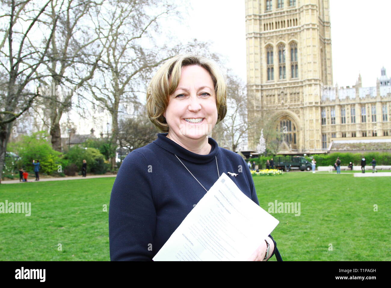 Anne-Marie Trevelyan MP for Berwick Upon Tweed photographed with the ...