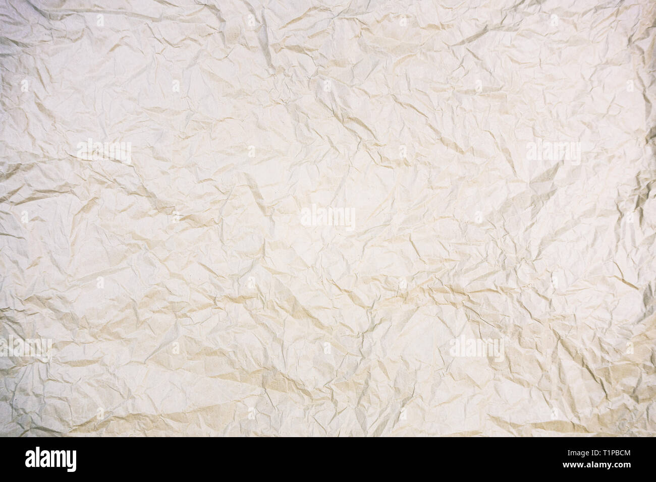 Paper texture background, Crumpled paper. pale yellow creased paper ...