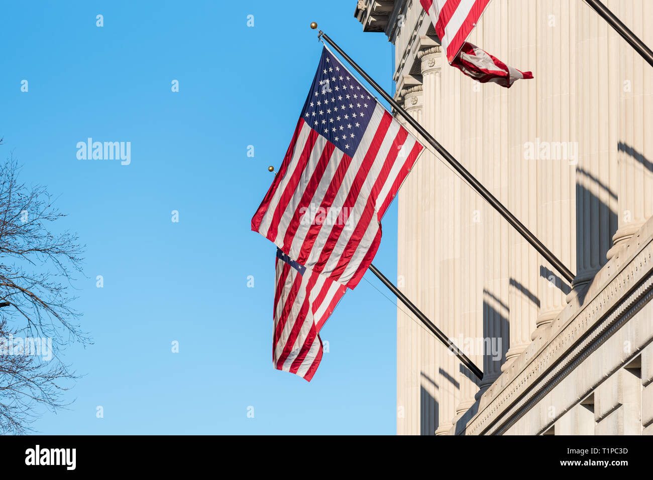Hanging flag hi-res stock photography and images - Alamy