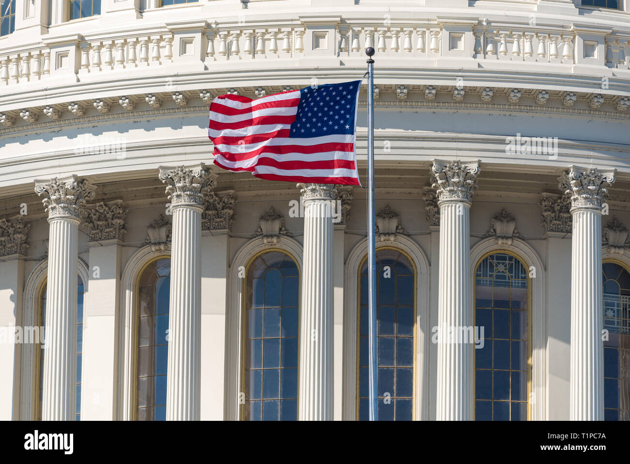 Washington dc stars and stripes flag hi-res stock photography and ...