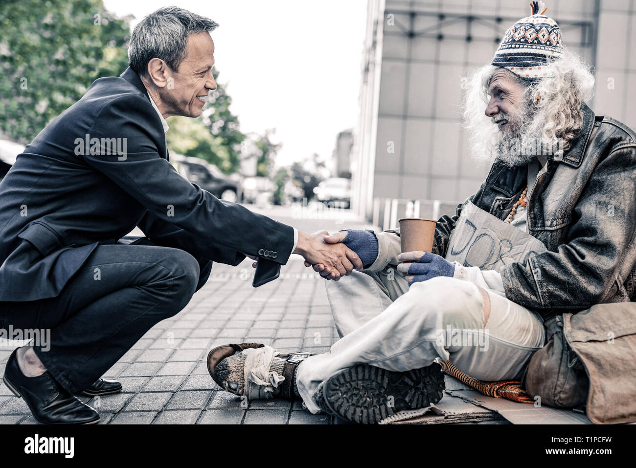 Hairy Homeless Man High Resolution Stock Photography and Images - Alamy