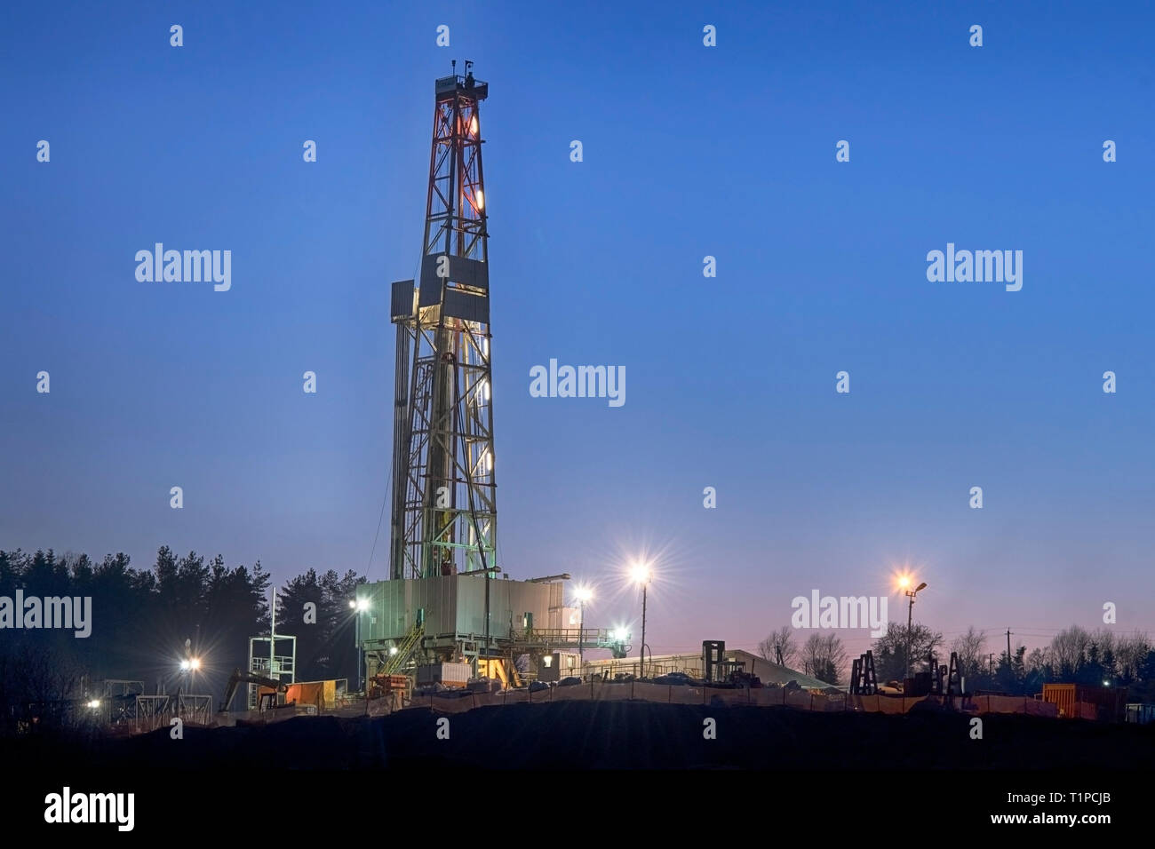 Huge Drilling At Night