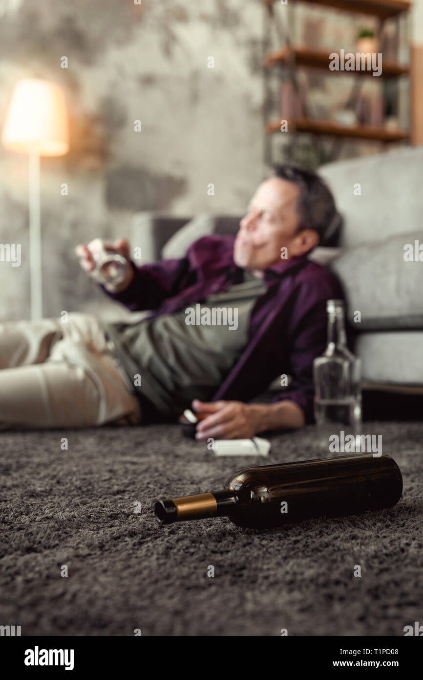 Drunk old man hi-res stock photography and images - Alamy