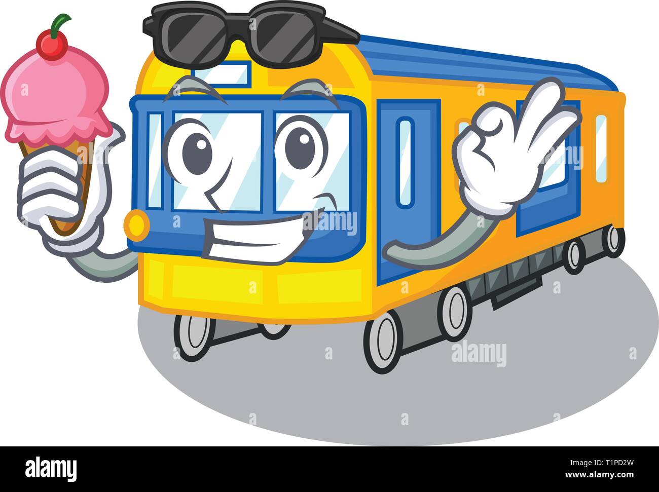 Canadian ice railway Stock Vector Images - Alamy