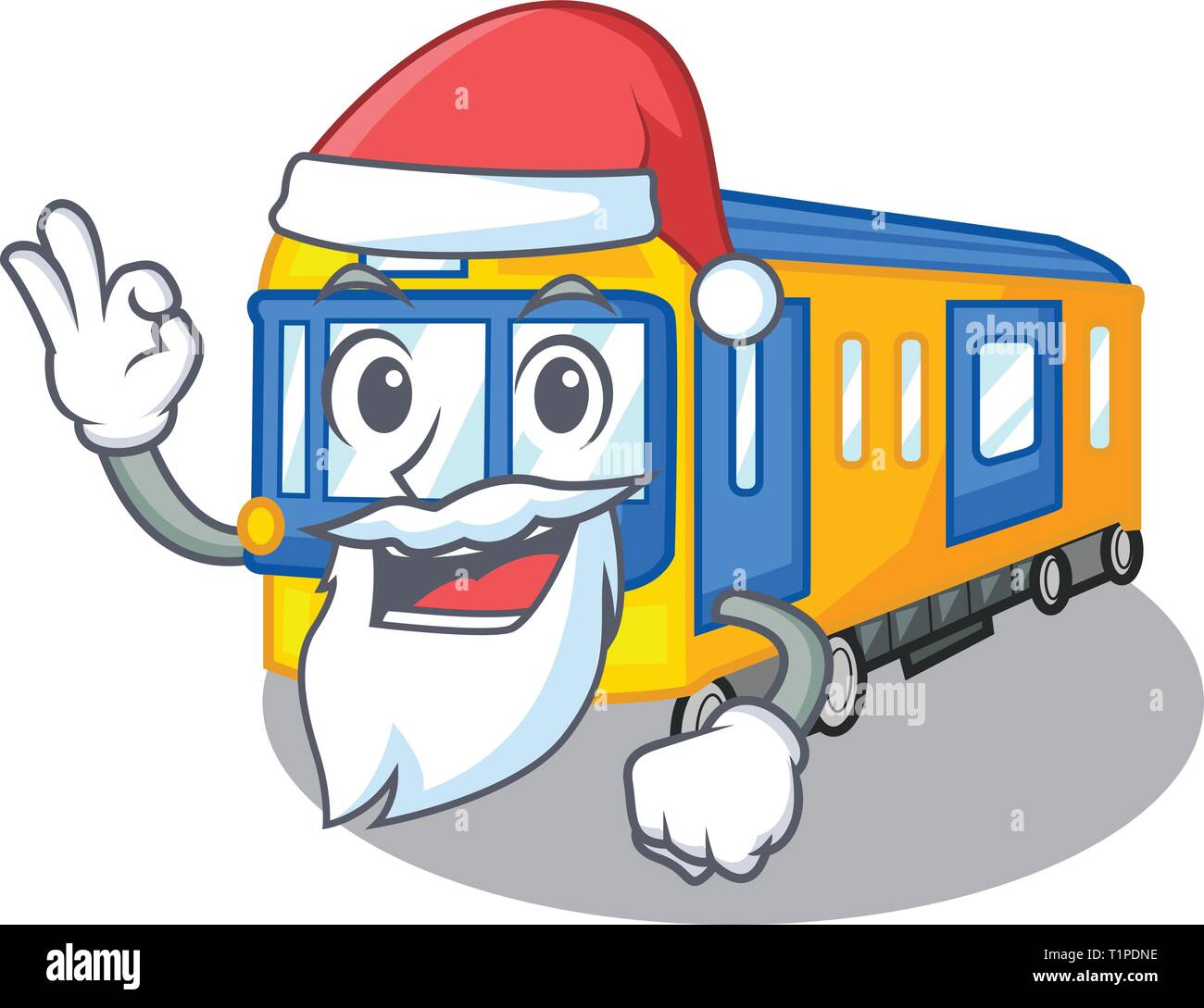Miniature train snow Stock Vector Images - Alamy