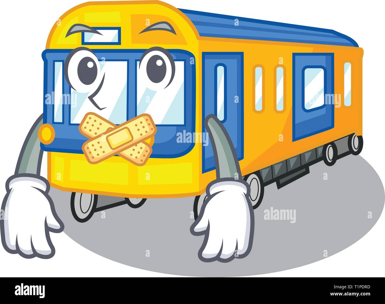 Quiet railway platform Stock Vector Images - Alamy