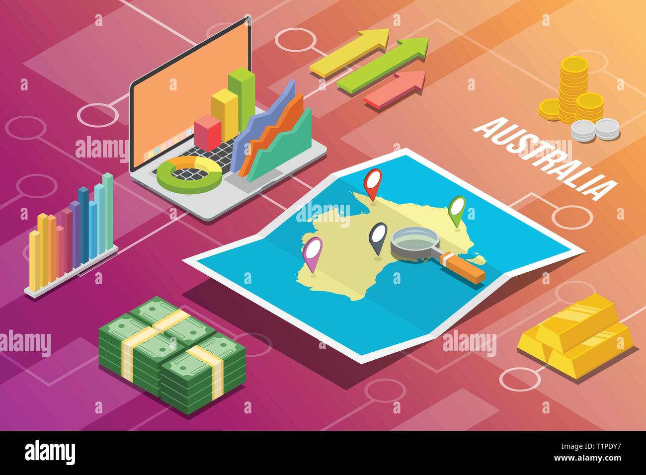 Australian industry Stock Vector Images - Alamy