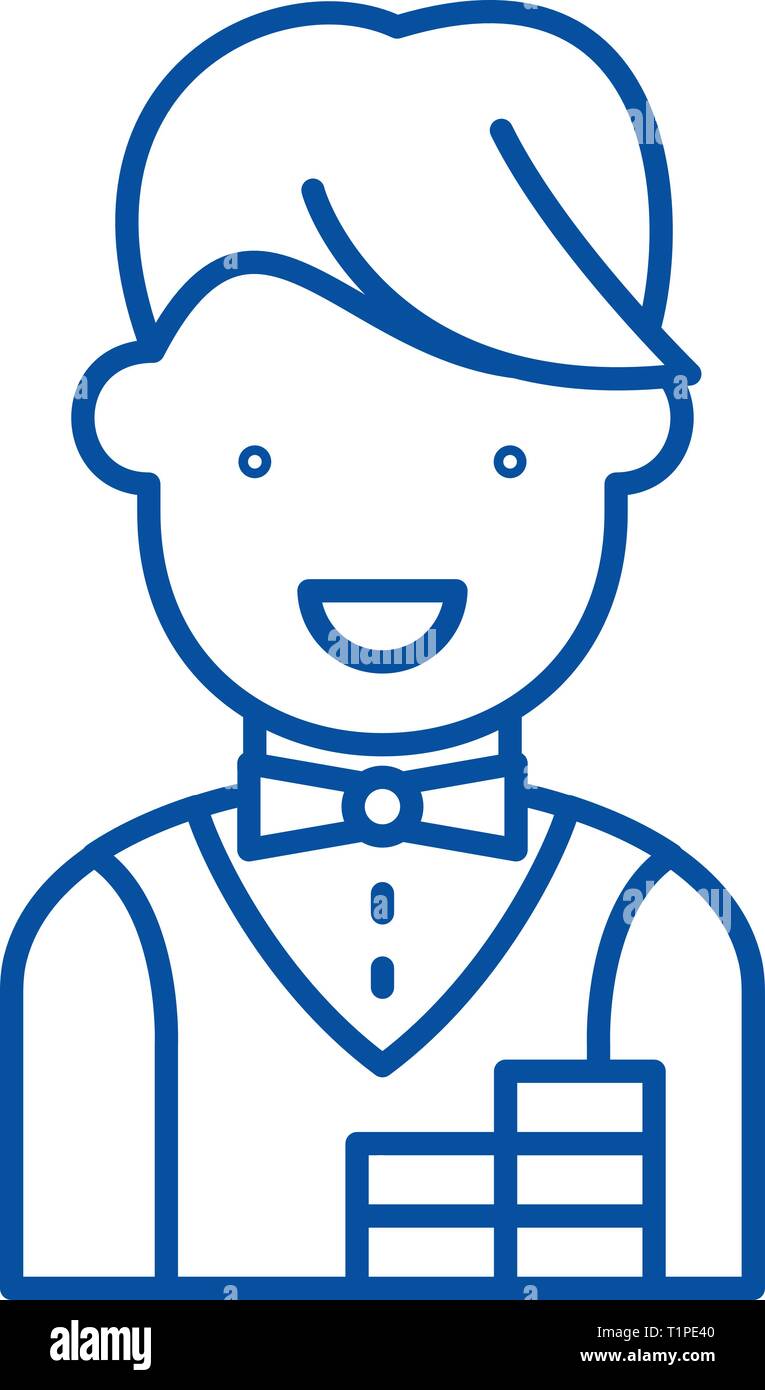 Croupier player poker table Stock Vector Images - Alamy