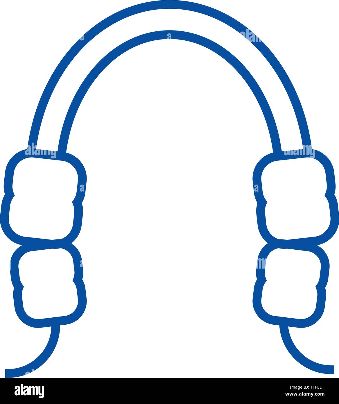 Dental gum line icon concept. Dental gum flat vector symbol, sign ...