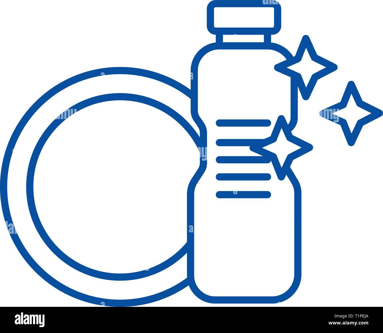 Dishwashing Stock Vector Images - Alamy