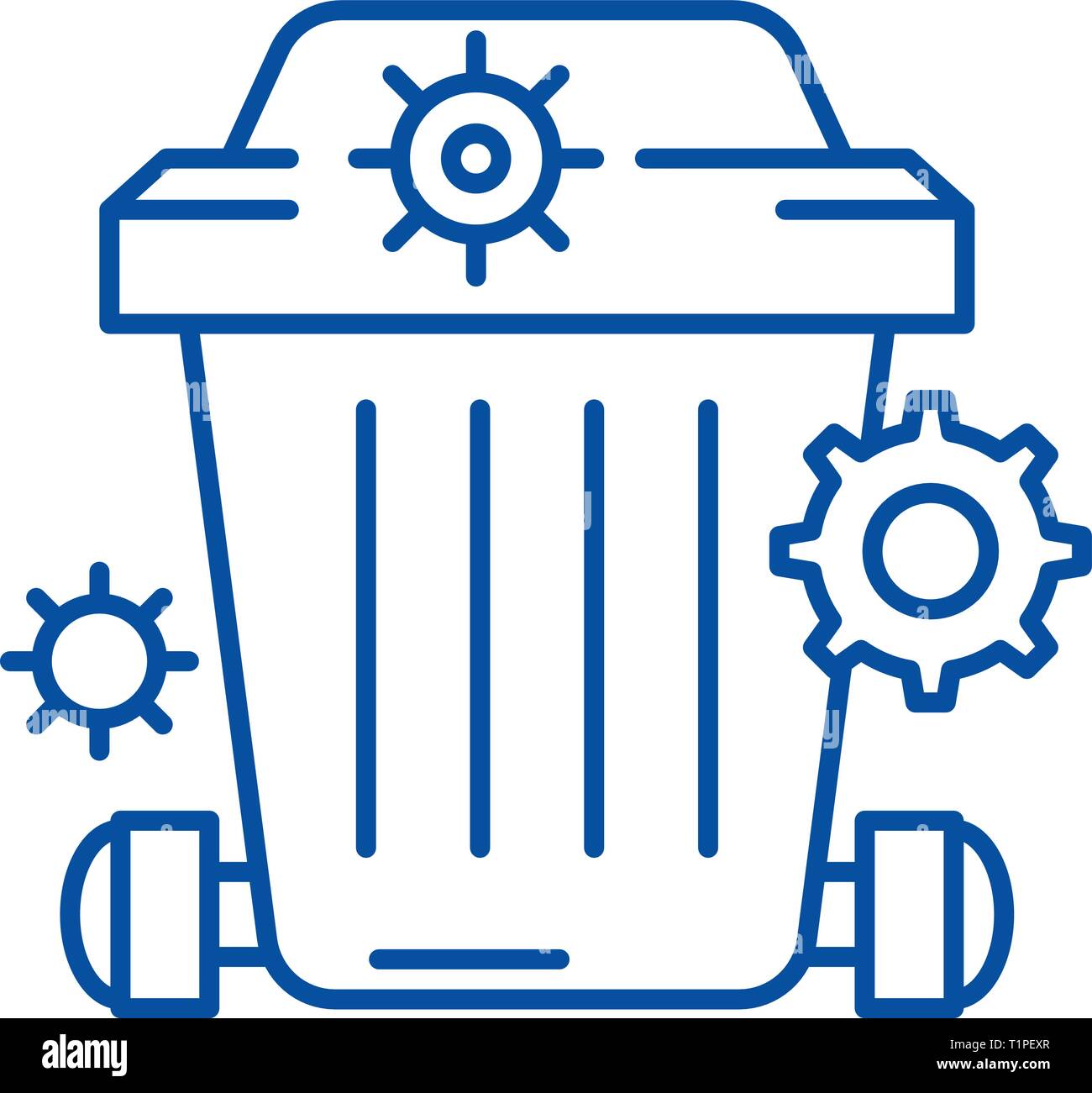Use Me Dustbin Stock Vector Images - Alamy