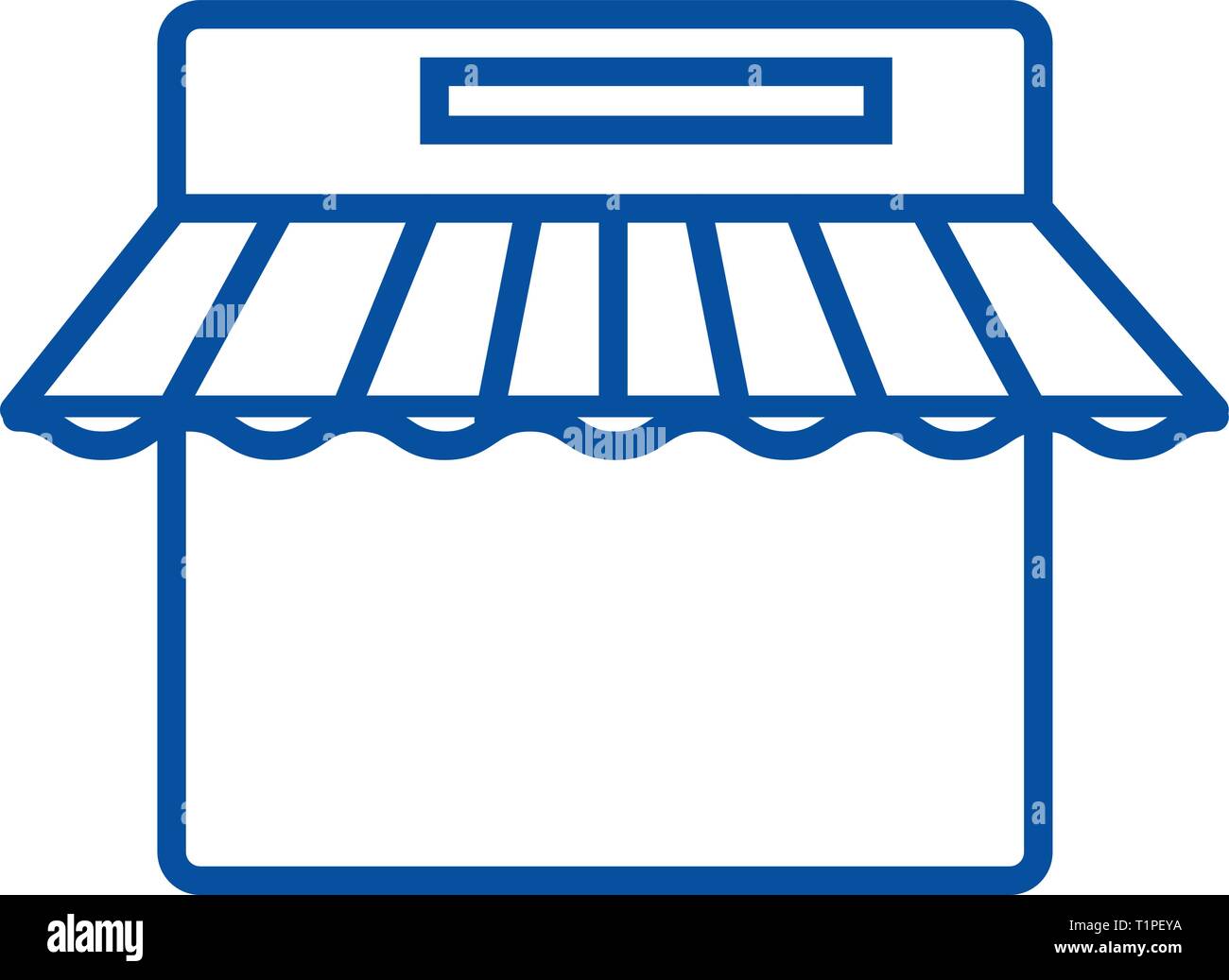 E commerce,internet shop line icon concept. E commerce,internet shop ...