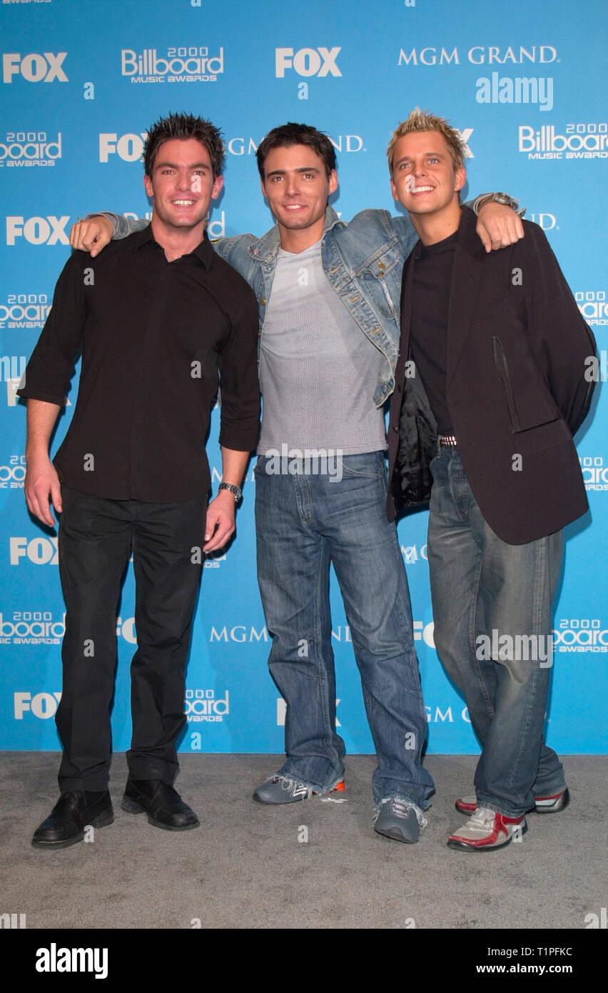 LAS VEGAS, NV. December 05, 2000: British pop group BB MAK at the ...